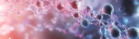 Intricate Molecular Structures Illuminated By Vibrant Colors Showcasing The Beauty Of Science