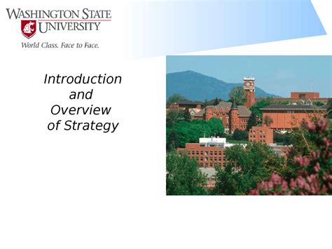 Introduction And Overview Of Strategy Lecture Notes Mktg 368 Docsity
