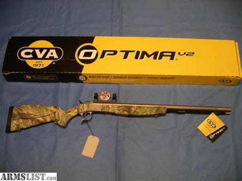 For Sale Cva Optima V2 Muzzleloader Rifle 50 Cal Near Chicora