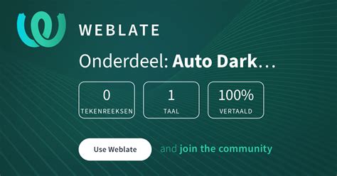 Auto Dark Mode Auto Dark Mode Dutch Hosted Weblate