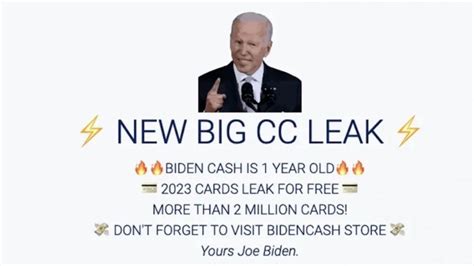Bidencash Criminal Market Leaks Over 2m Credit Card Numbers Free For