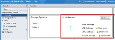 Virtual Storage Console Vsc Esx Or Esxi Host Displays An Alert
