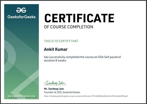 Ankit Kumar On Linkedin Dsa Geeksforgeeks Datastructures Connections
