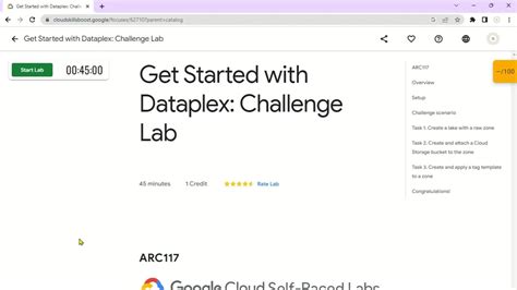get started with dataplex challenge lab arc117 solution youtube