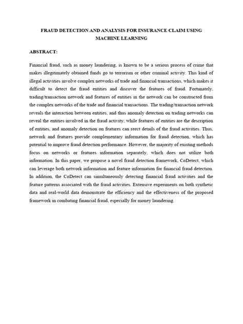 Fiance Fraud Detection Pdf Integrated Development Environment Microsoft Sql Server