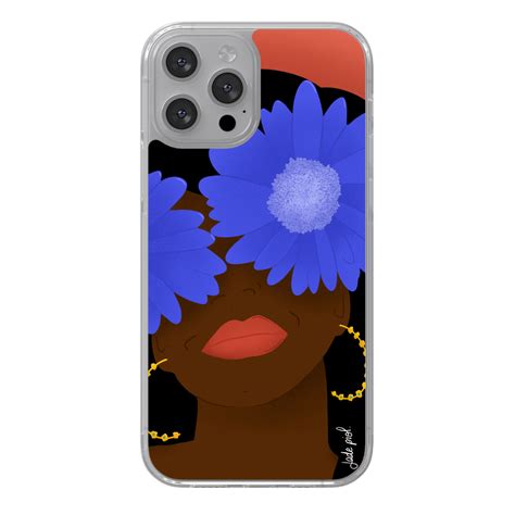 Coque Fleurs Bleues Jade Piol Ohmycase