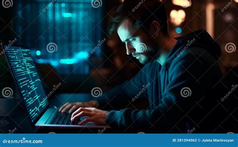 Software Development Concept Coding Programmer Software Engineer Working On Laptop With