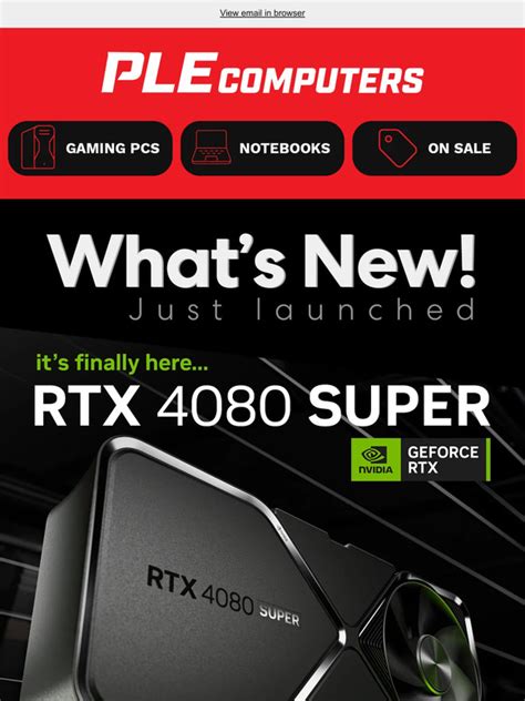 Ple Computers Its Here Rtx 4080 Super And Check Out This Flat Pack Ple Computers Its Here Rtx 4080 Super And Check Out This Flat Pack