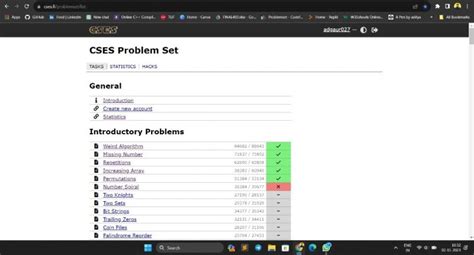 New Challenge Unlocked For Cses Problem List Aditya Gaur Posted On The Topic Linkedin