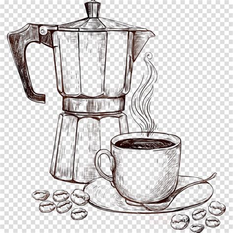 Coffee Art Sketch At Fernando Ward Blog