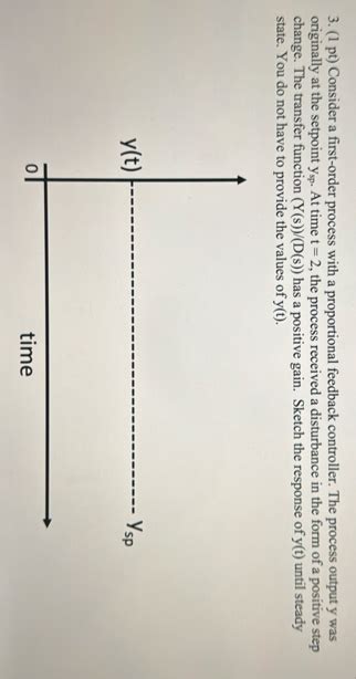 1 ﻿pt ﻿consider A First Order Process With A