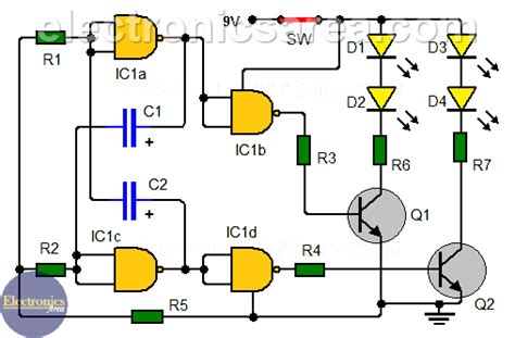 Flashing Led Circuit Diagram Circuit Diagram