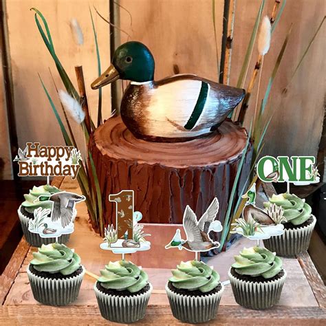 Balterever Duck Hunting First Birthday Decorations Duck