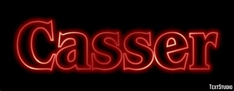 Casser Text Effect And Logo Design Word