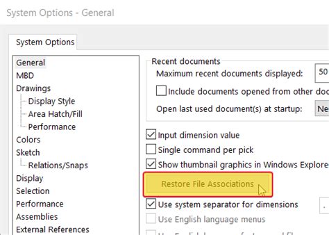 How To Restore SOLIDWORKS File Associations Hawk Ridge Systems