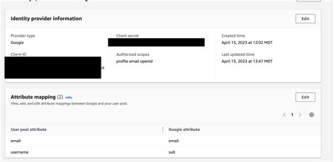 Bad State No Instance Found For CognitoOAuthConfig SSO W Existing