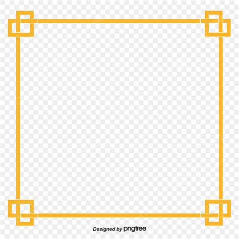 중국 바람 일러스트 금색 테두리 액자 고풍 문창 장식 중국 스타일 유물 플랫 스타일 Png 일러스트 및 Psd 이미지 무료 다운로드 Pngtree