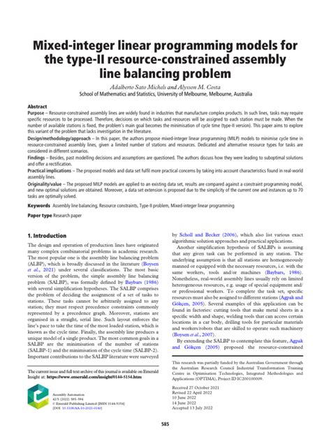 Mixed Integer Linear Programmi Pdf Linear Programming Mathematical Optimization