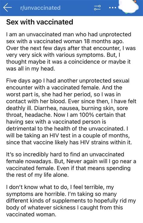 Q Got Sick After Having Sex With A Woman Seemed Pretty Sure There Was No Other Reason Other