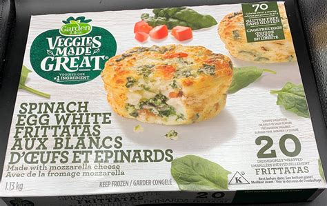 Costco Garden Lites Veggies Made Great Spinach Egg White Frittatas Review