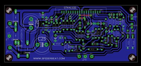 Layout Skema Pcb Power Amplifier Stk 4132 Ii Stereo Suara Jernih Mantul