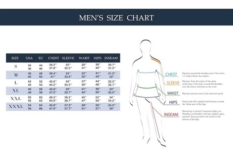 Jacket Size Conversion Chart