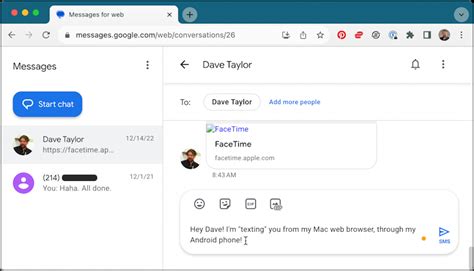 How To Access Your Android “messages” From Trusted Web Browsers