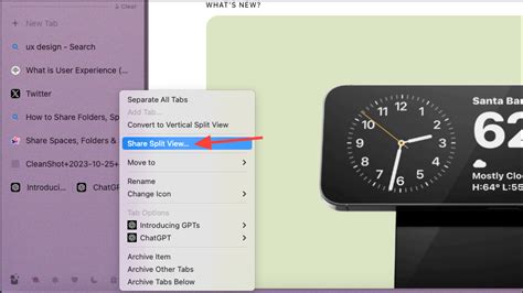 How To Share Folders Spaces And Split Views In Arc Browser