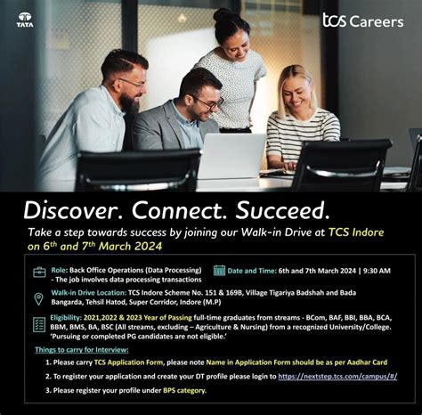 Joyal Johnson On Linkedin Tcs Careeropportunity Walkindrive