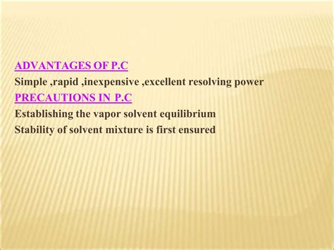 Chromatography Docx The Principle Of Separation Is Mainly Partition Rather Than Adsorption Ppt