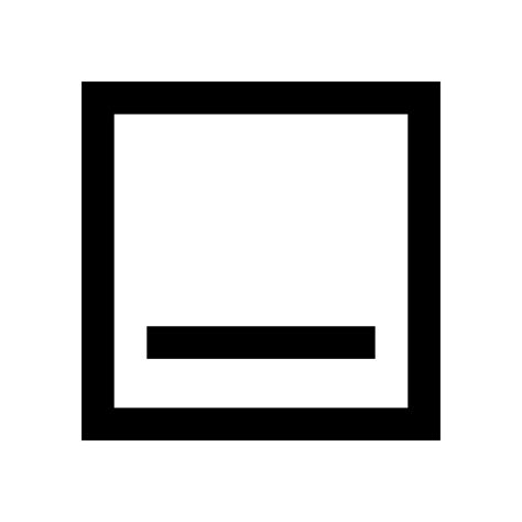 Window Minimize Icon Free Download Transparent PNG Creazilla