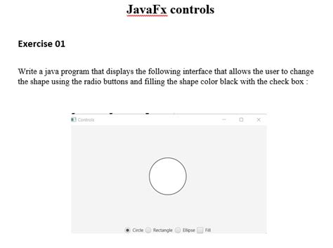 Solved Javafx Controls Exercise 01 Write A Java Program That