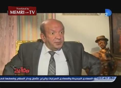 Egyptian Actor Lutfi Labib We Need Nudity On Tv To Battle Sexual