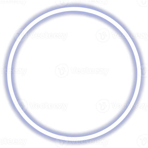 Light Blue Circle Outline