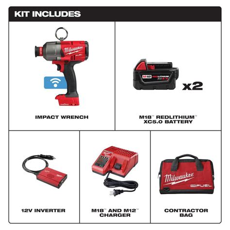 Milwaukee M18 Fuel One Key 716in Hex Utility High Torque Impact Wrench