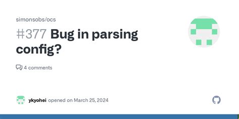 Bug In Parsing Config · Issue 377 · Simonsobsocs · Github