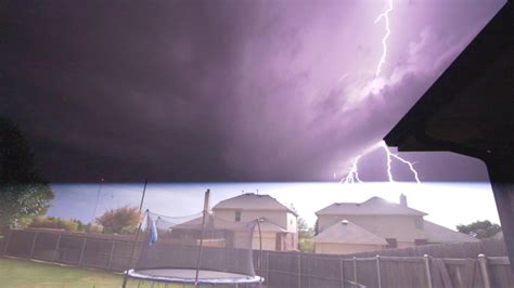 The Effects Of Rolling Shutter And A Lightning Storm This Is An