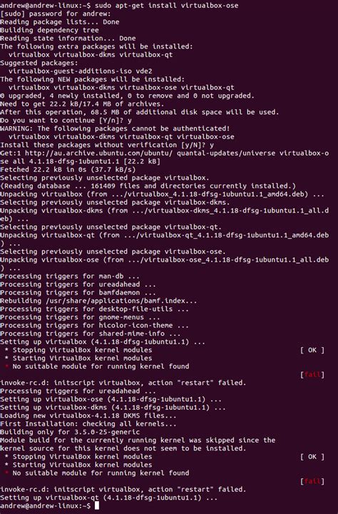 Problems Runnung Virtualbox In Ubuntu 12 10 Ask Ubuntu