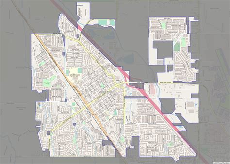 Map Of Central Point City Thong Thai Real