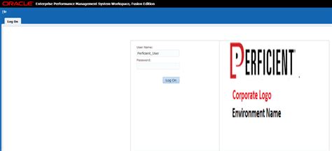Customizing Oracle Epm Workspace Logon Page For 11124 Part I Blogs Perficient