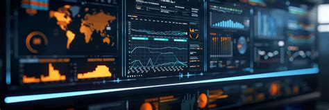 Premium Photo A Hightech Computer Screen Displaying A Detailed Network Monitoring Dashboard