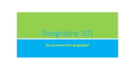 Basic Geography You Should Know At Norman Nelson Blog