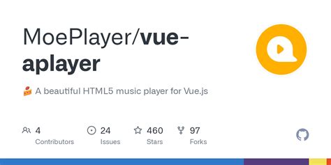 GitHub MoePlayer Vue Aplayer A Beautiful HTML5 Music Player For Vue Js