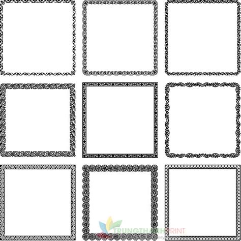 Download Khung Vi N Hoa V N Png V Vector Mi N Ph M U