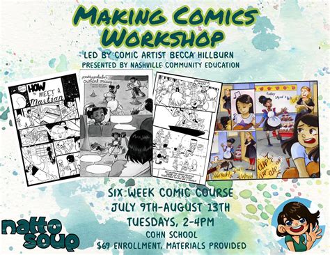 Summer 2019 Making Comics Class