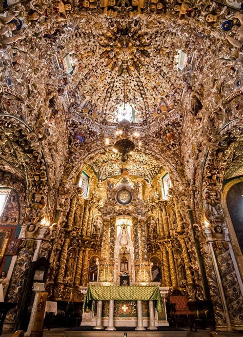 Iglesia De Santa María Tonantzintla La única Iglesia En Puebla Con