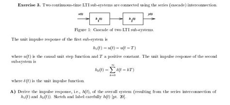 Two Continuous Time Lti Sub Systems Are Connected