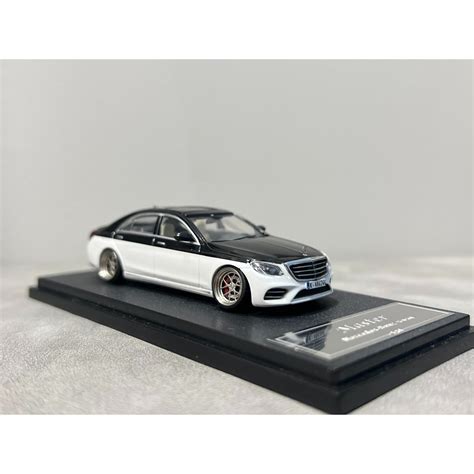 Master Car Model 64 Scale Mercedes Benz Black White Double Spelling S