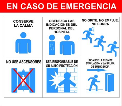 Infografía ¿qué Hacer En Caso De Emergencia Charlas De Seguridad