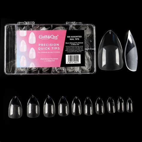 Precision Quick Tips Short Almond Pre Etched Precision Quick Tips